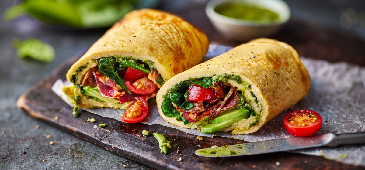 Cottage cheese brunch wrap Recipe | M&S