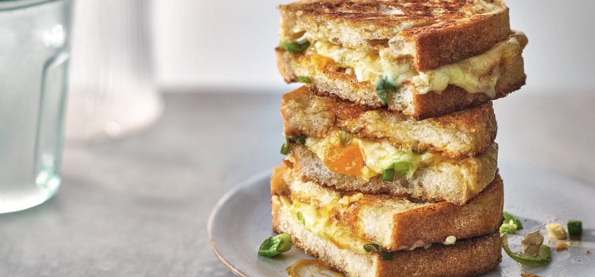 Indian-inspired cheddar, chilli and mango toastie Recipe | M&S