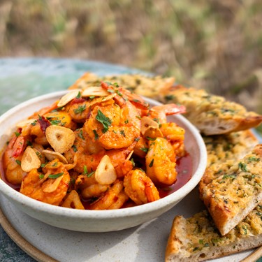 Spanish Style Garlic Prawns Recipe | M&S Recipe | M&S