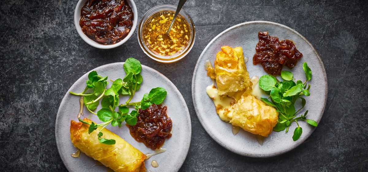 Deep Fried Camembert with Red Onion Chutney | Recipes | M&S Recipe | M&S