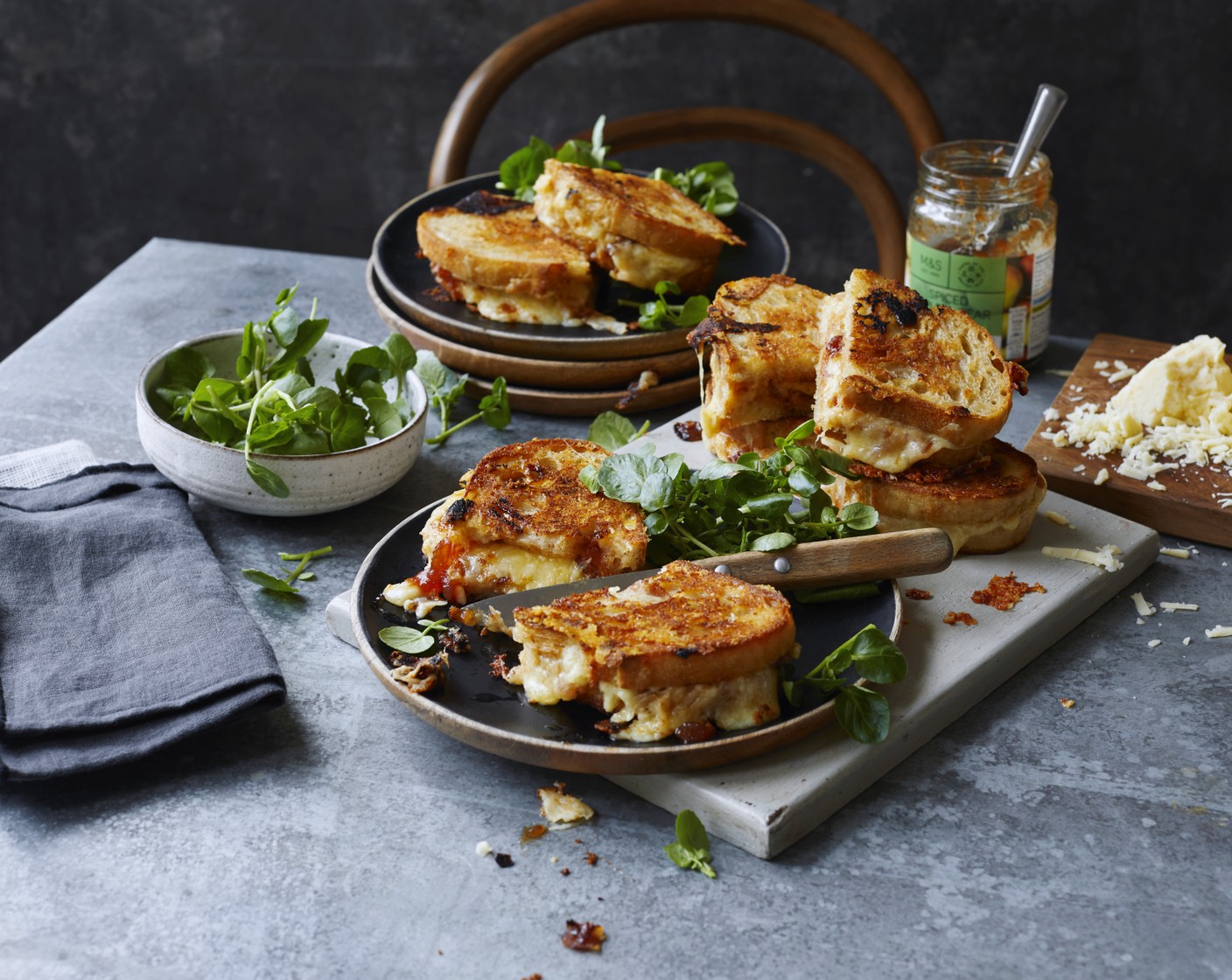 Gooey Cornish Cruncher cheddar toasties Recipe | M&S
