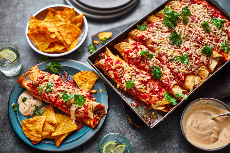 Mexican Chilli Bean Enchiladas | Recipes | M&S Recipe | M&S