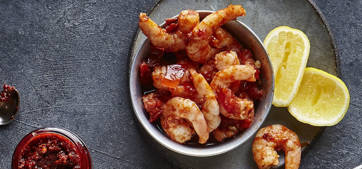 Spicy ’Nduja Prawns | Recipes | M&S Recipe | M&S