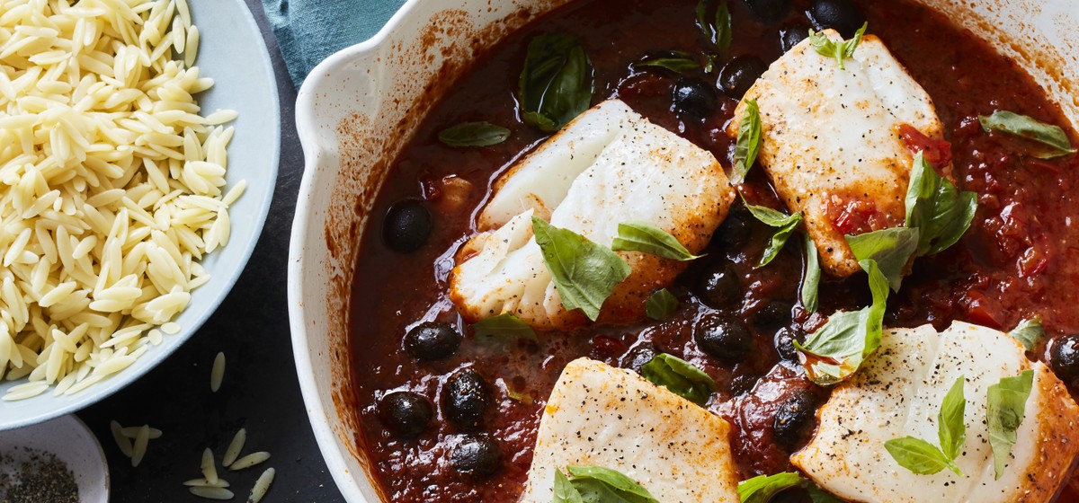 Italian Tomato and Olive Cod | Recipes | M&S Recipe | M&S