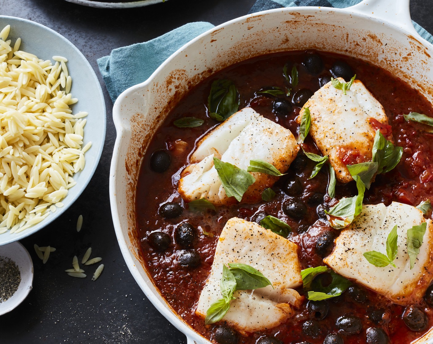 Italian Tomato and Olive Cod | Recipes | M&S Recipe | M&S