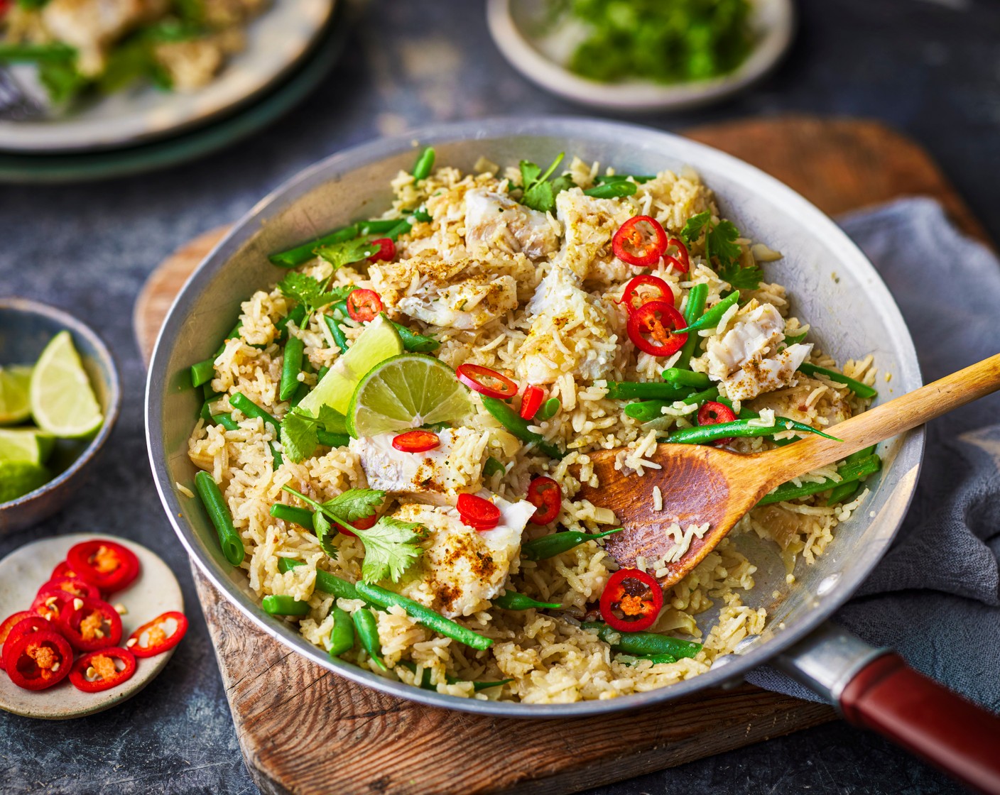 One-Pot Smoked Haddock and Coconut Rice | Recipes | M&S Recipe | M&S