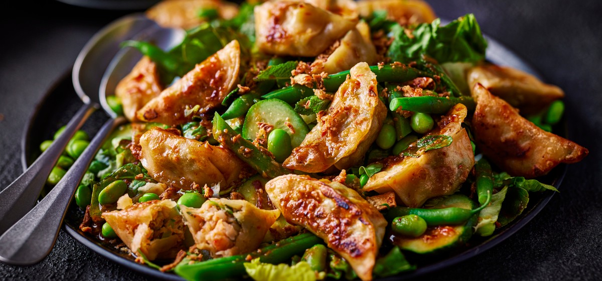 Prawn Gyoza Salad Recipe | M&S Recipe | M&S