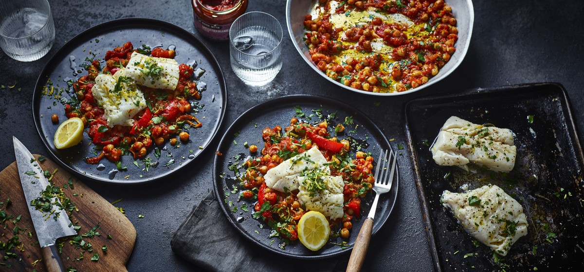 Mediterranean-Style Cod and Chickpea Stew | Recipes | M&S Recipe | M&S