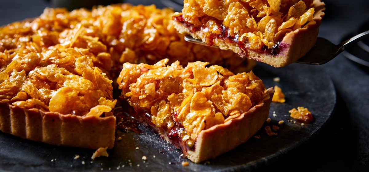 Cornflake and Jam Tart Recipe | M&S Recipe | M&S