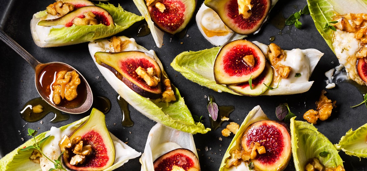 Fig and Goat Cheese Canapes Recipe | M&S Recipe | M&S