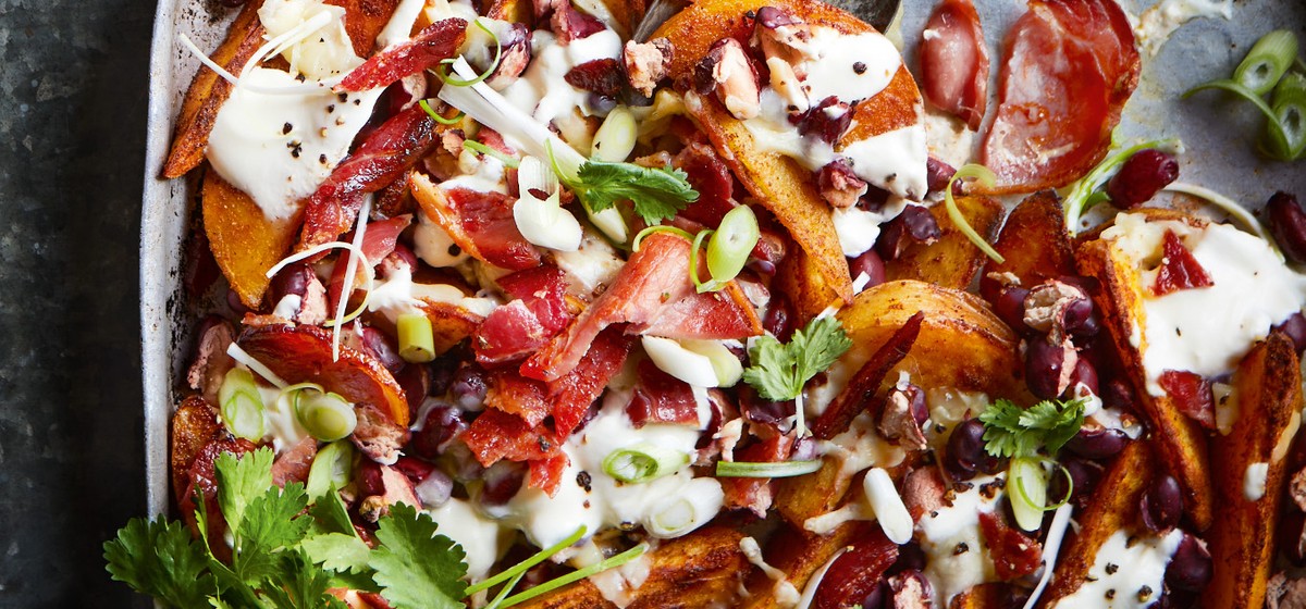 Loaded Potato Wedges Recipe | M&S Recipe | M&S