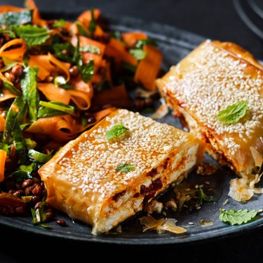 Hot Honey Feta Filo Parcel Recipe | M&S Recipe | M&S