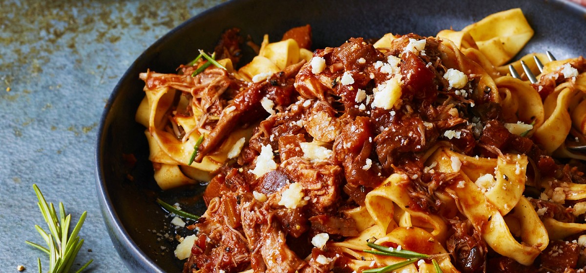 Shredded turkey ragu with fresh tagliatelle Recipe | M&S