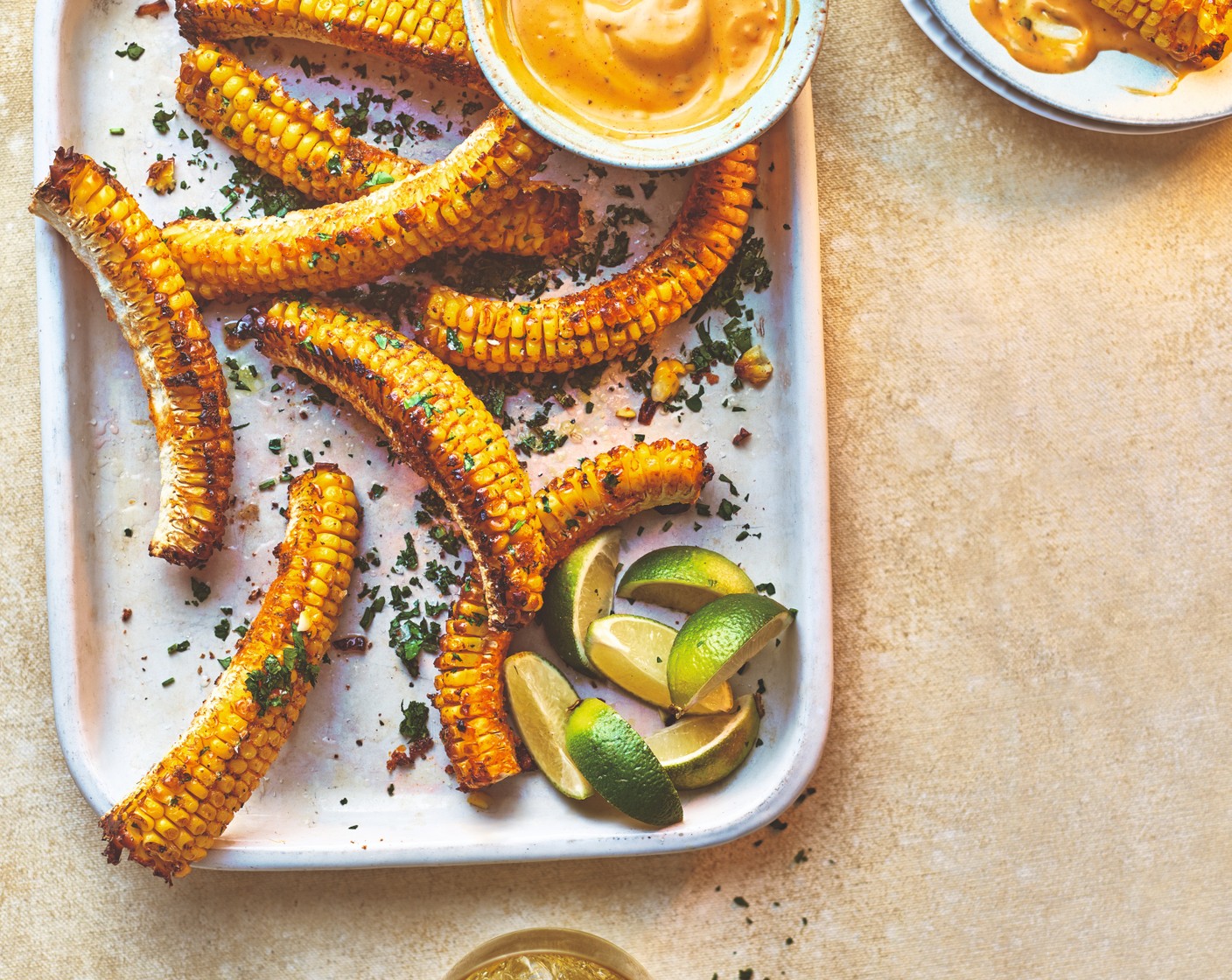 Smoky sweetcorn ribs Recipe | M&S