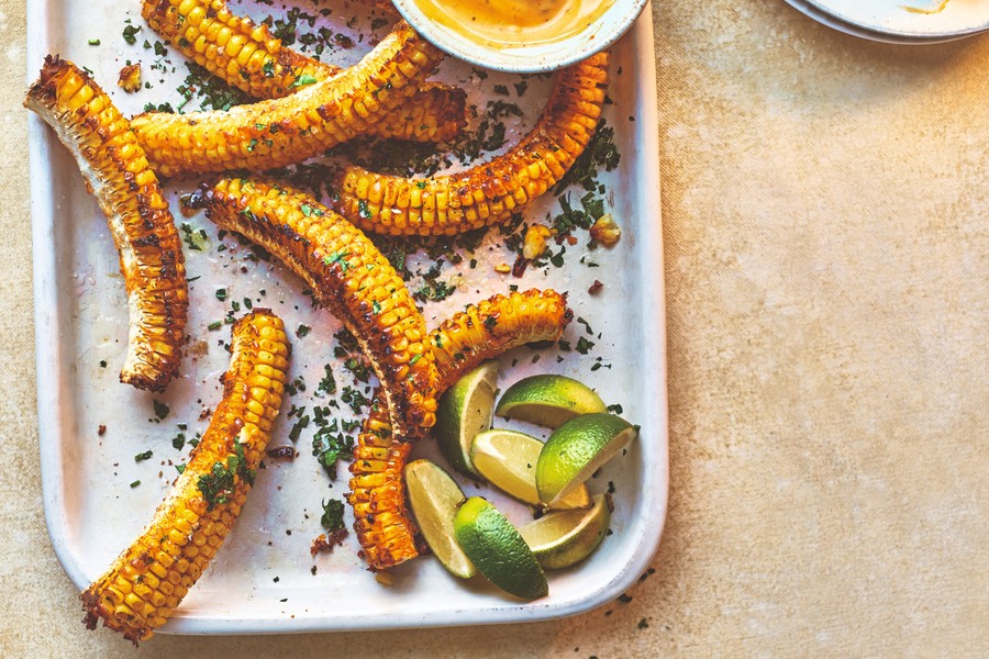 Smoky sweetcorn ribs Recipe | M&S