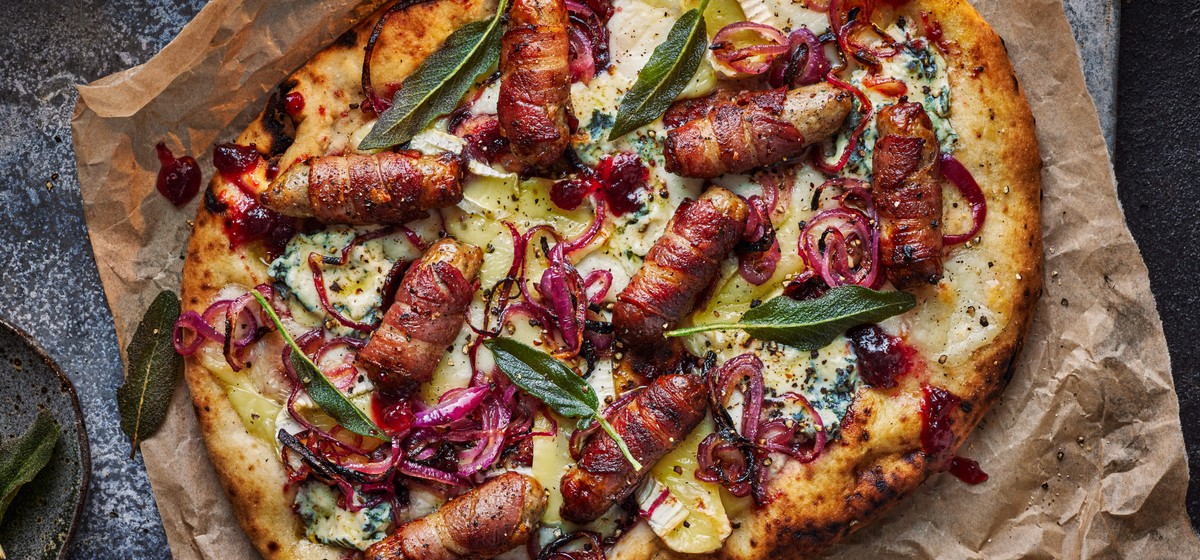 Pigs In Blankets Pizza Recipe | M&S Recipe | M&S