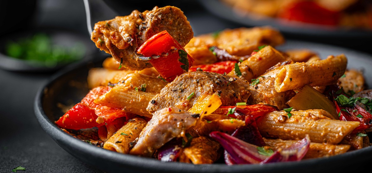 Sausage and Pepper Penne Recipe | M&S Recipe | M&S