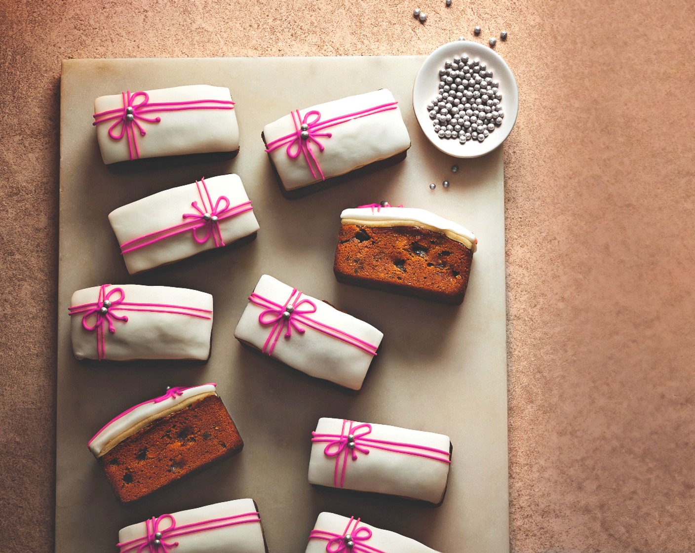 Mini festive fruit cakes Recipe | M&S