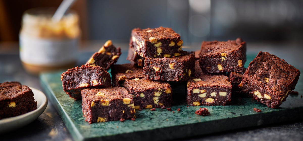 Air Fryer Double Chocolate Hazelnut Brownie | Recipes | M&S Recipe | M&S