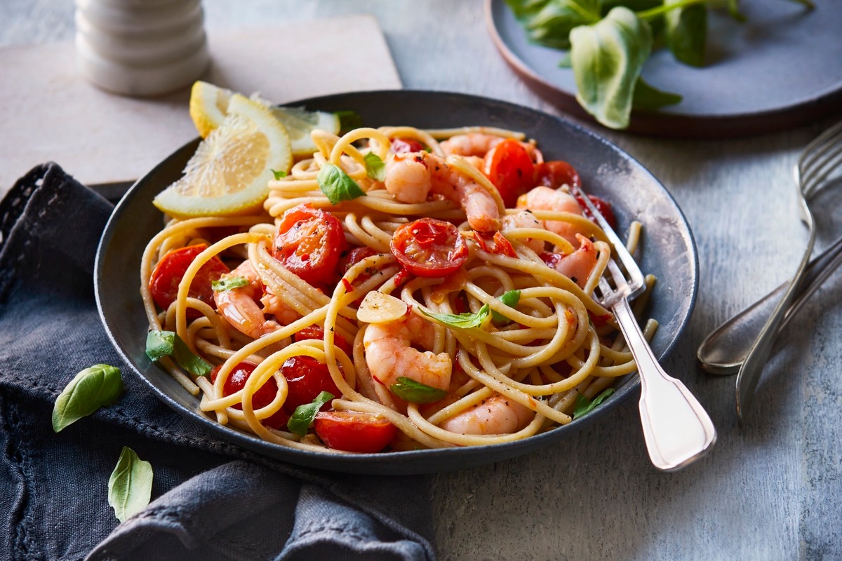 Prawn Spaghetti Recipe | M&S Recipe | M&S