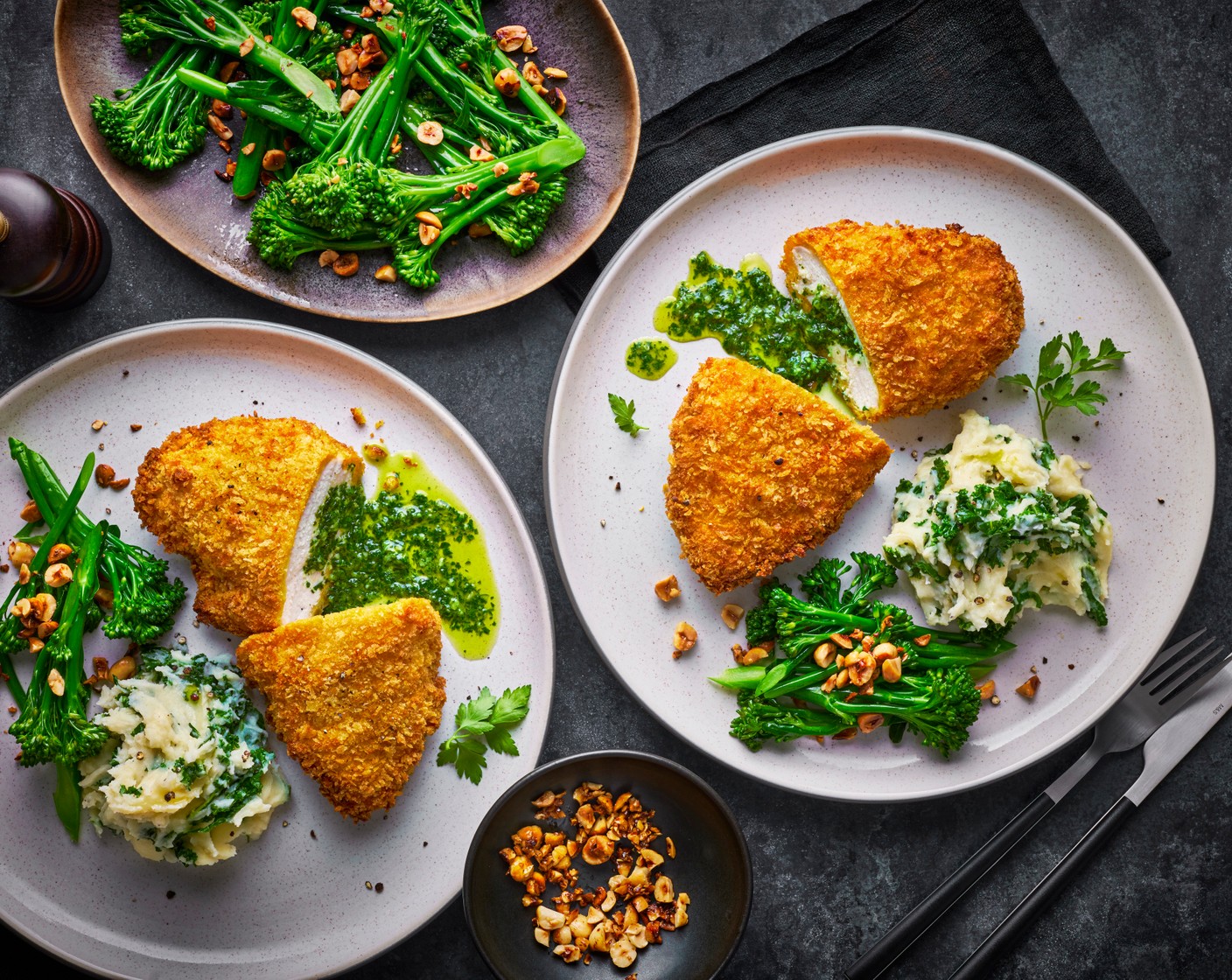 Chicken Kyiv with Tenderstem Broccoli | Recipes | M&S Recipe | M&S