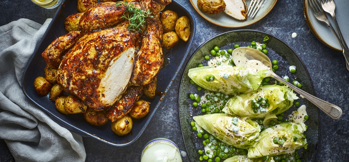 Roasted BBQ Chicken Recipe | M&S Recipe | M&S
