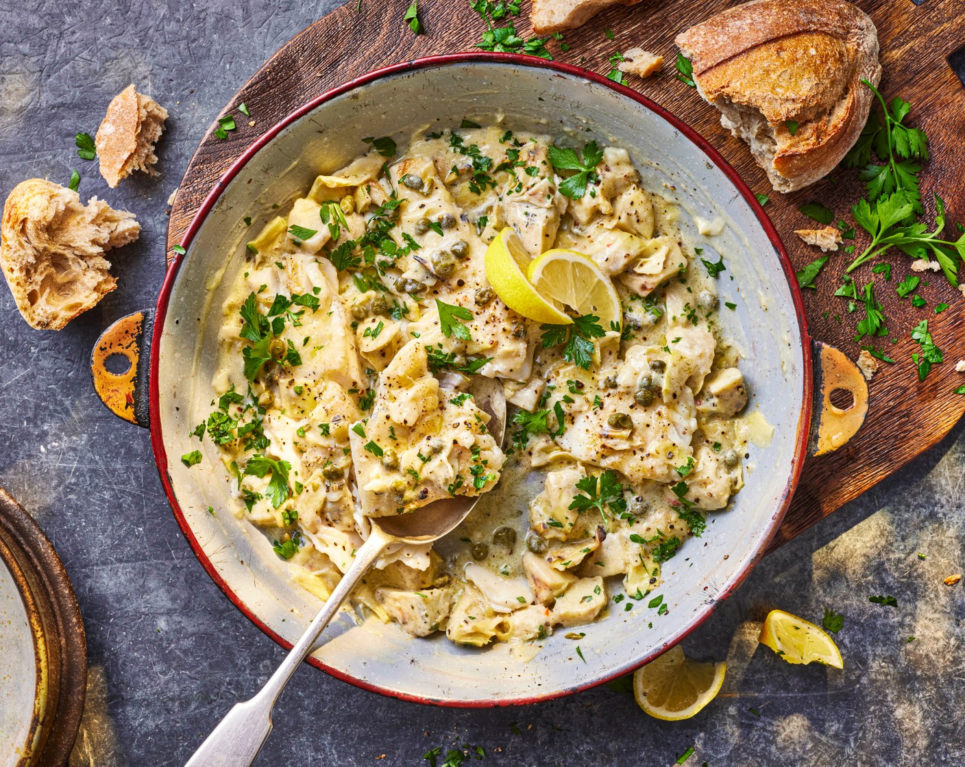 One-Pan Summer Haddock with Capers | Recipes | M&S Recipe | M&S