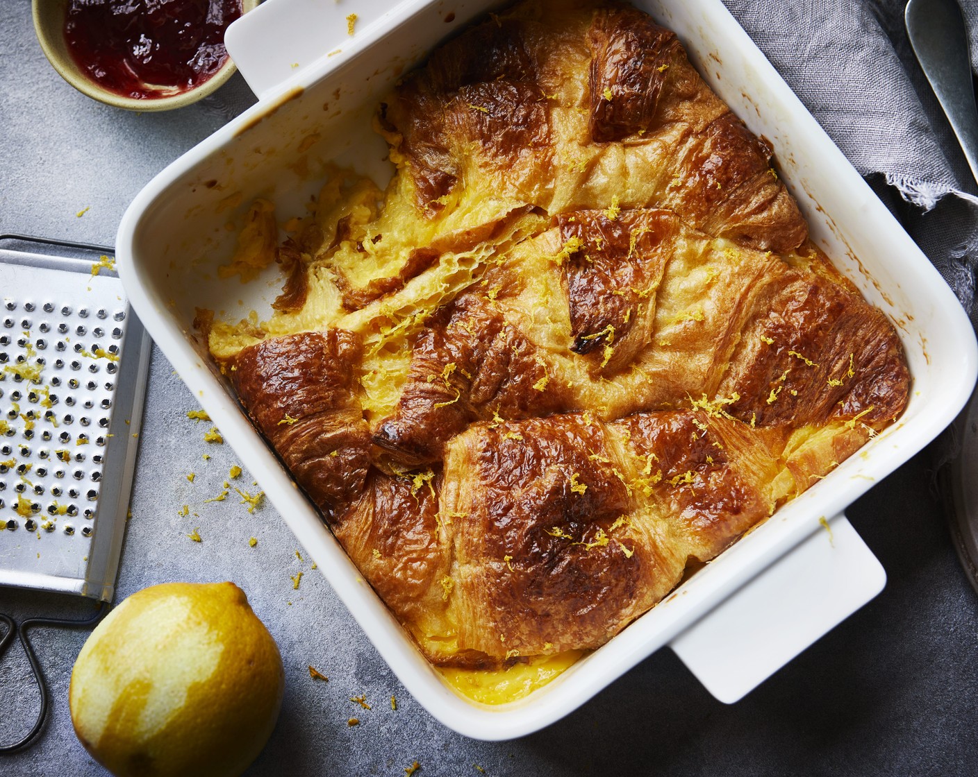 Croissant Bread and Butter Pudding | Recipes | M&S Recipe | M&S