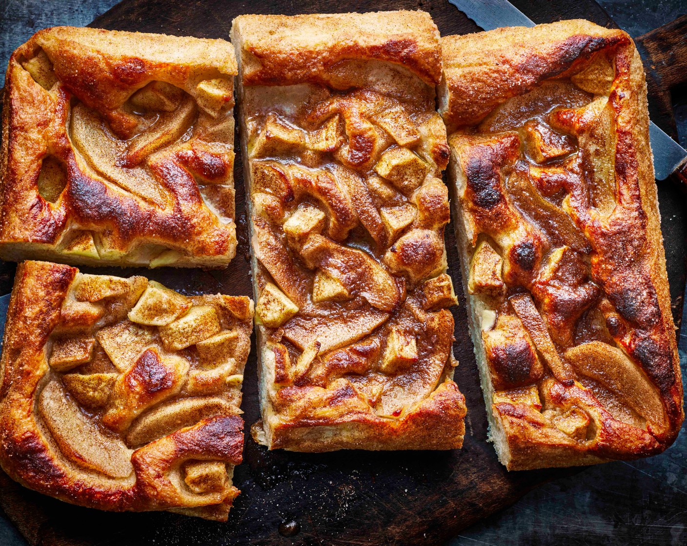 Apple, Pear and Cinnamon Focaccia | Recipes | M&S Recipe | M&S