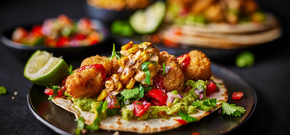 Fish Tostadas with Crispy Cod, Pico De Gallo and Avocado Recipe | M&S ...