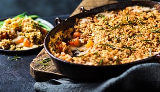 Root Vegetable Crumble Recipe | M&S Recipe | M&S