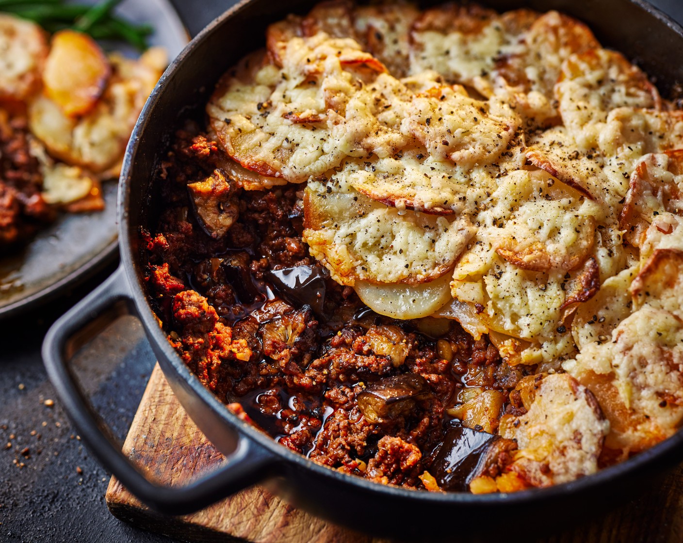 Cheesy Greek-Inspired Beef Hot Pot | Recipes | M&S Recipe | M&S