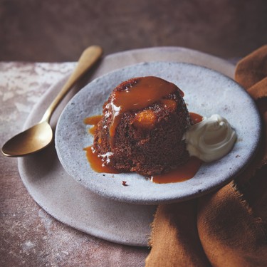 Sticky toffee apple puddings Recipe | M&S