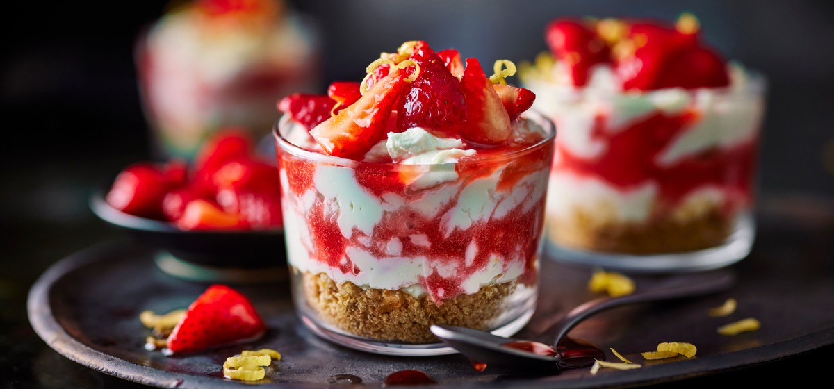 Strawberry Cheesecake Pots Recipe | M&S Recipe | M&S
