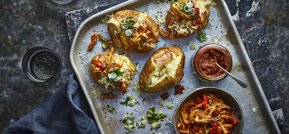 Chicken Jacket Potatoes Recipe | M&S Recipe | M&S