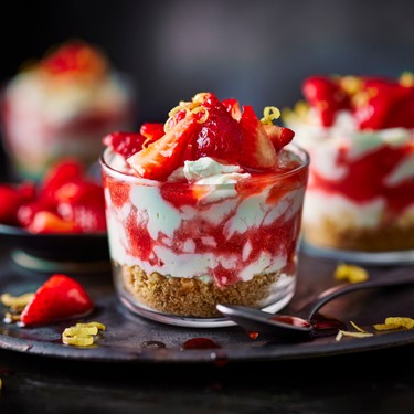 Strawberry Cheesecake Pots Recipe | M&S Recipe | M&S