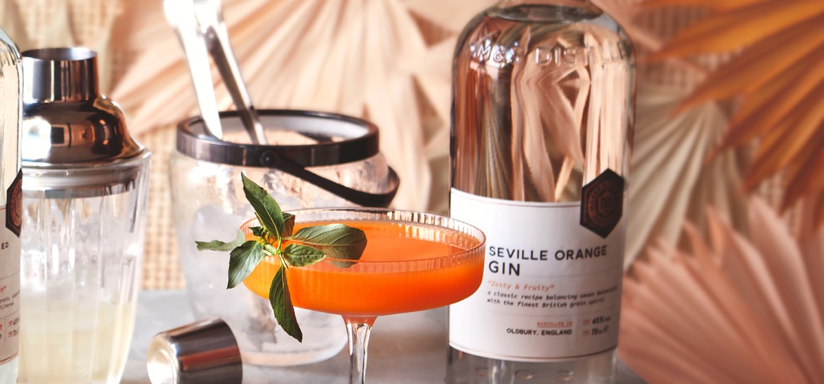 Thai Basil and Blood Orange Cosmo | Recipes | M&S Recipe | M&S