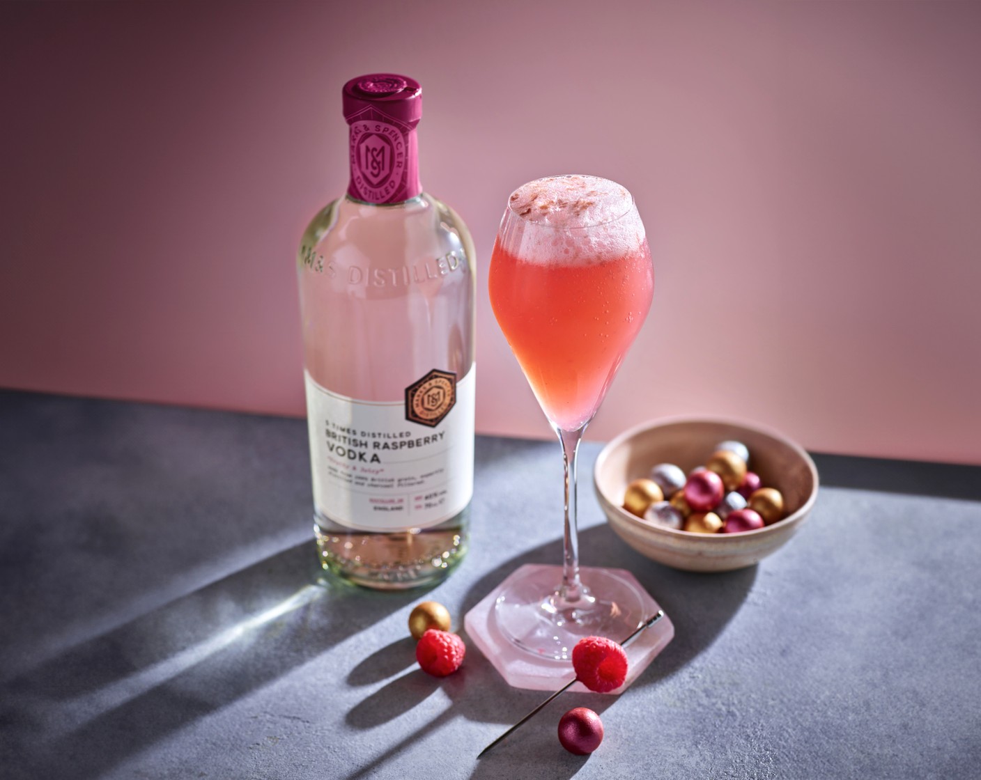 Raspberry Bellini | Recipes | M&S Recipe | M&S