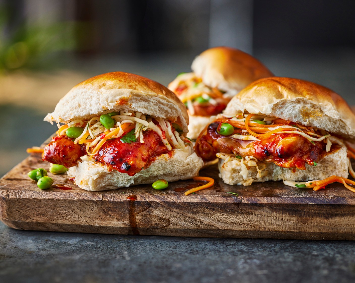 Korean-Style Chicken Buns | Recipes | M&S Recipe | M&S
