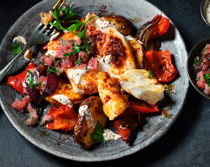 Cod Traybake Recipe | M&S Recipe | M&S