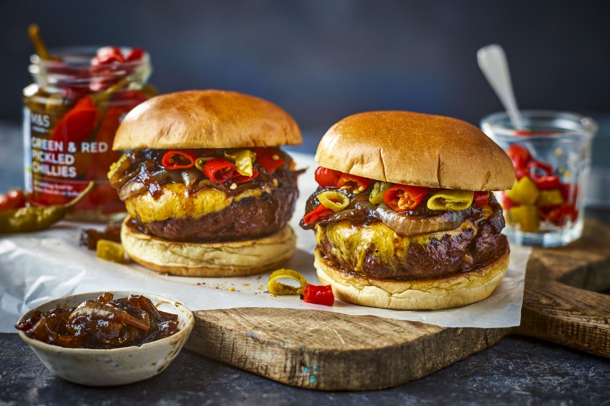 Loaded Burgers Recipe | M&S Recipe | M&S
