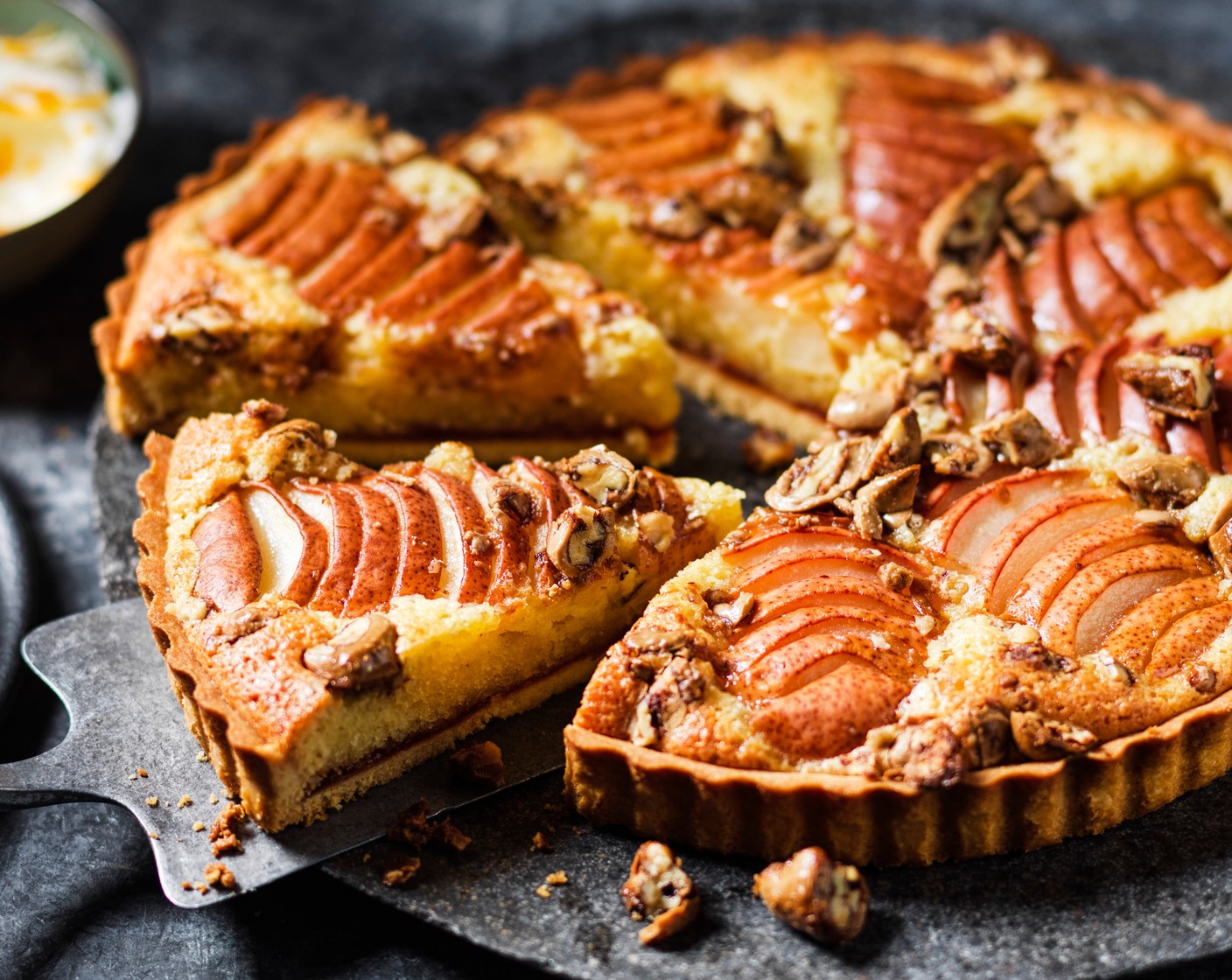 Pear Tart with Quince and Creme Fraiche Recipe | M&S Recipe | M&S