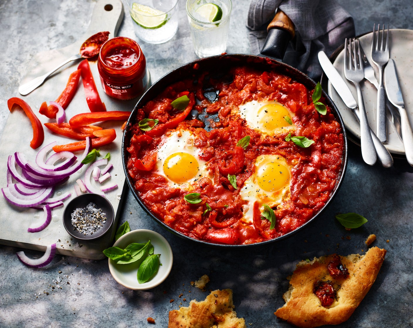 'Nduja baked eggs Recipe | M&S