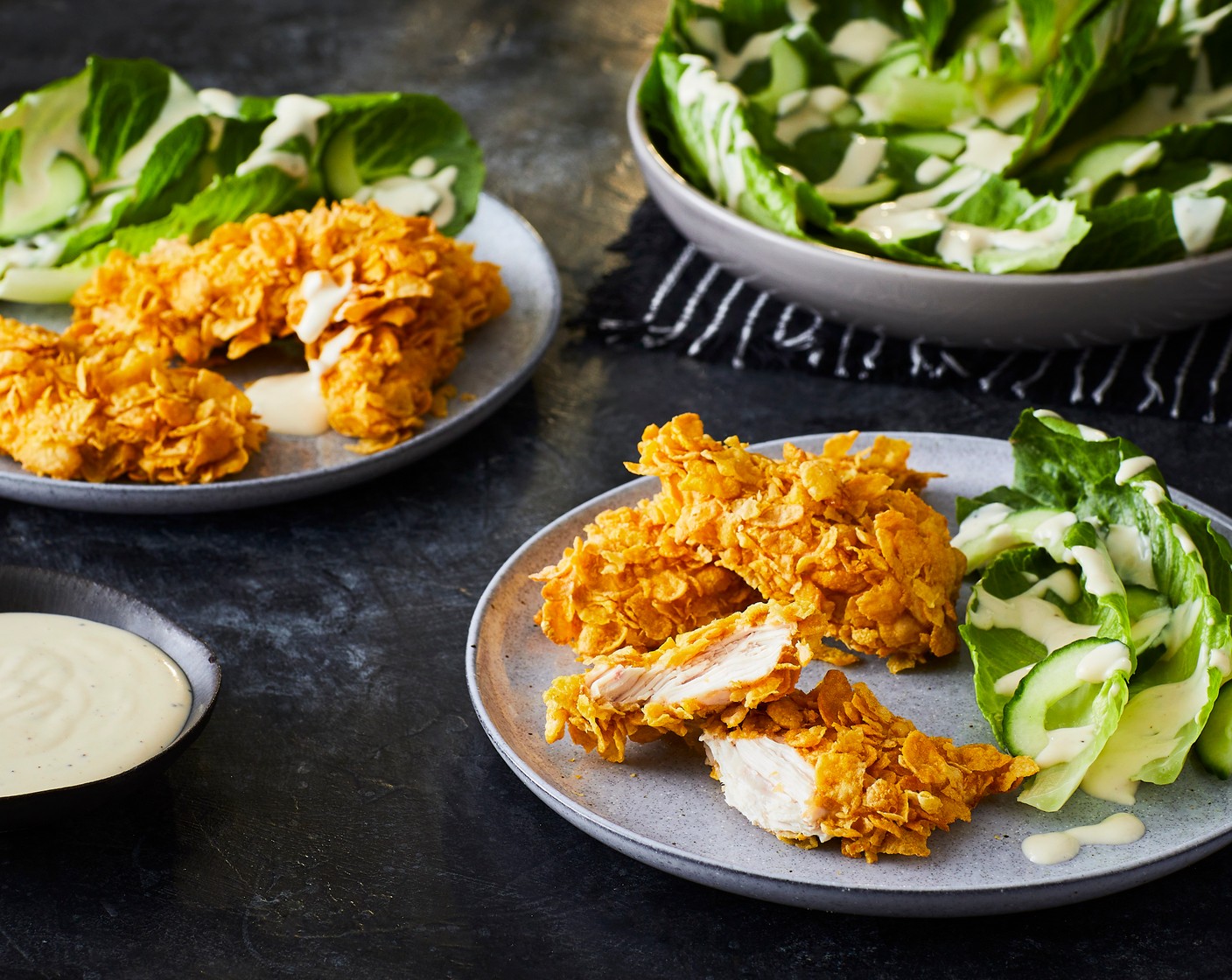 Cornflake Caesar Chicken Dippers | Recipes | M&S Recipe | M&S