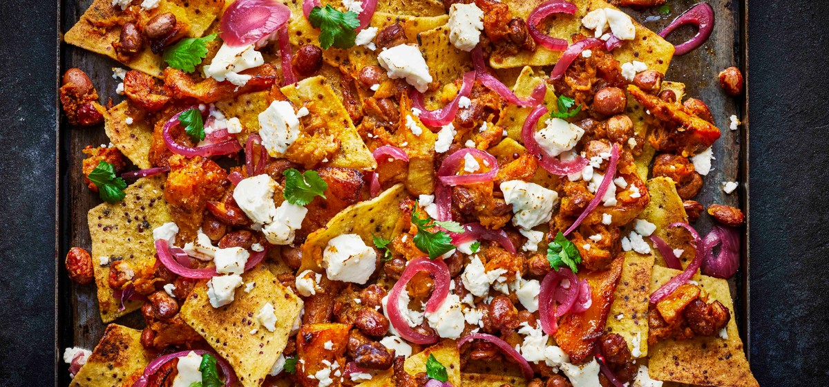 Feta and Pink Peppercorn Nachos | Recipes | M&S Recipe | M&S