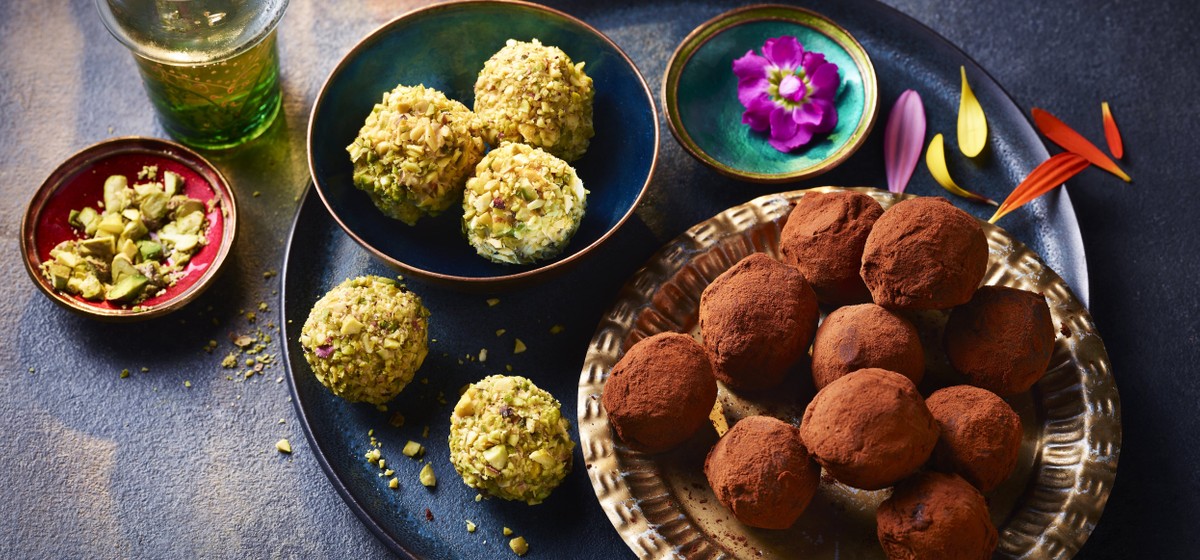 Diwali chocolate barfi truffles Recipe | M&S