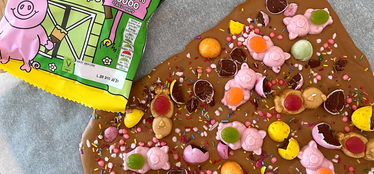 Percy Pig Easter Chocolate Bark | Recipe | M&S Recipe | M&S